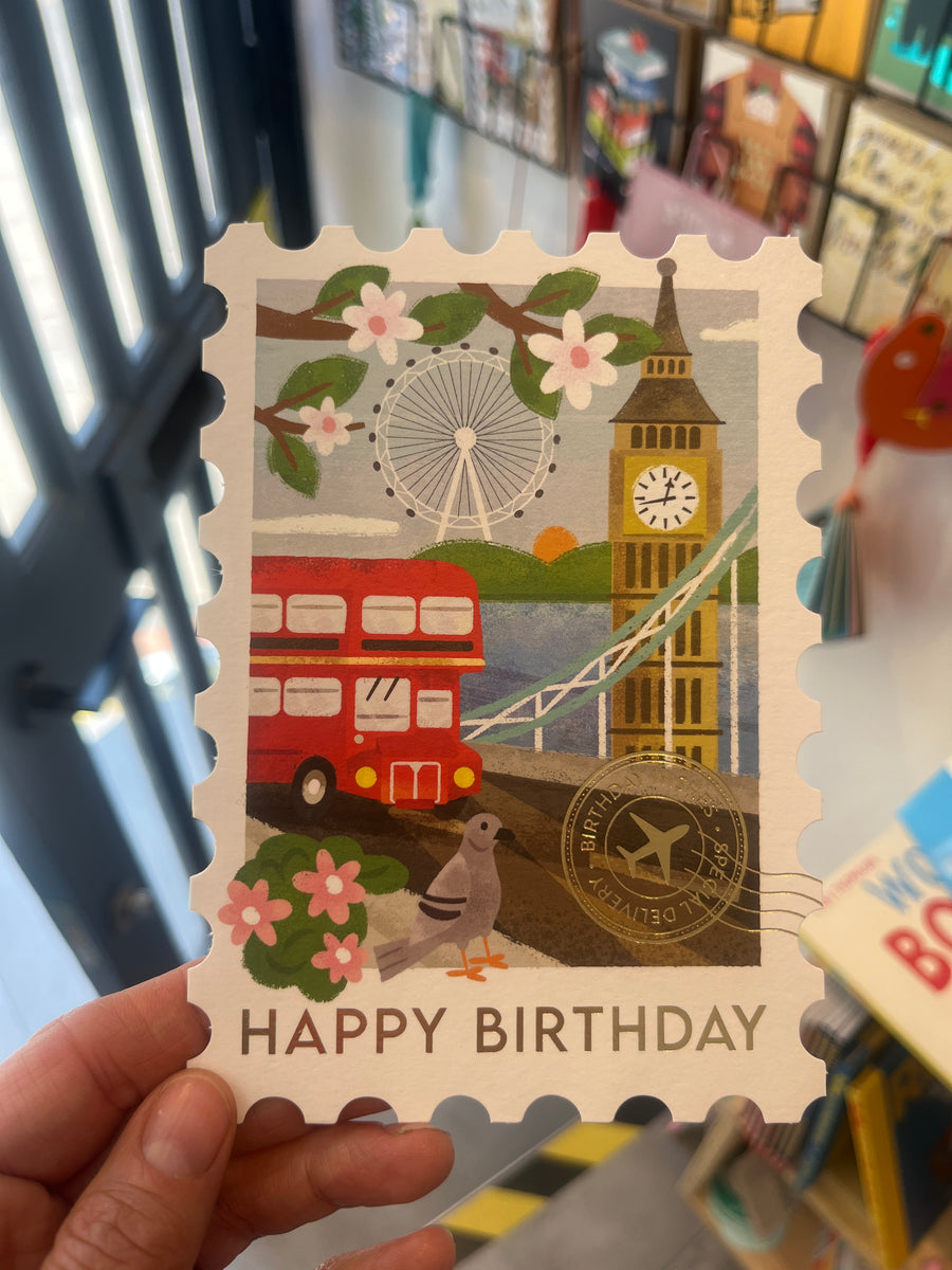 Happy Birthday London Globetrotter Card – ChocoLit